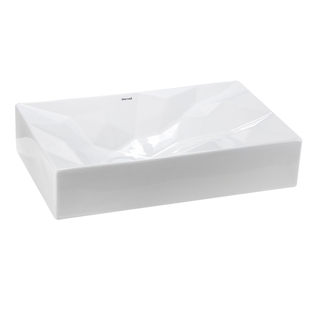 Cuba de Apoio Apoio Retangular MV42 56X36 Branco - Movel do Brasil